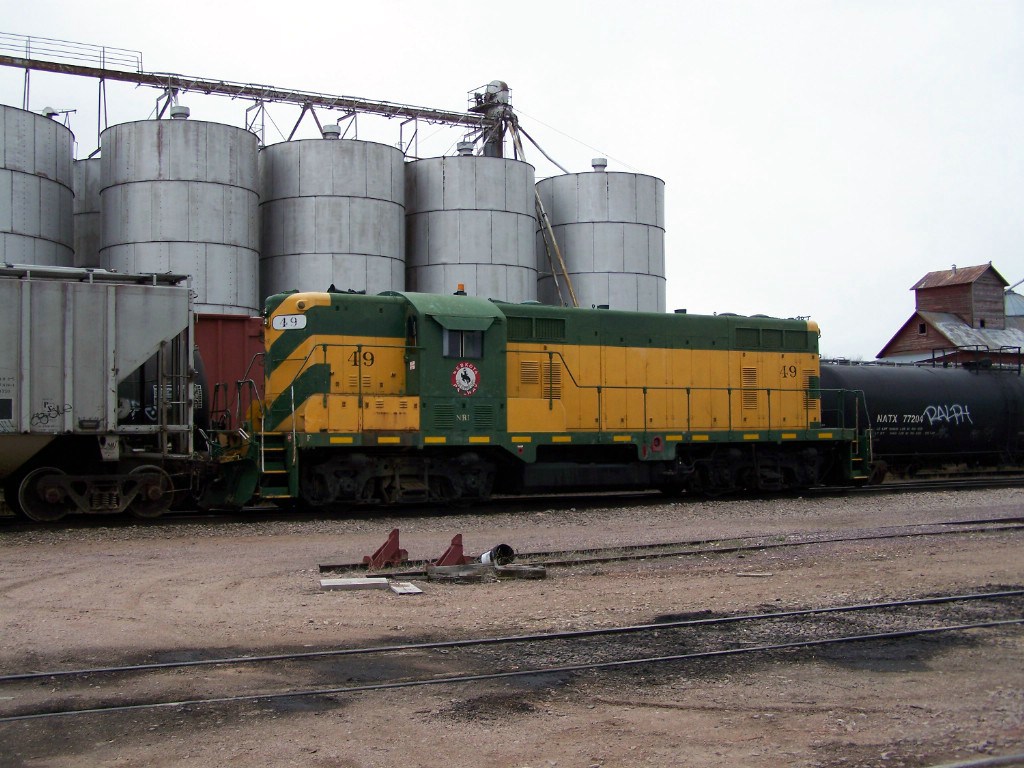 Ex-C&NW 4149, now Nebkota #49, rests on the weekend